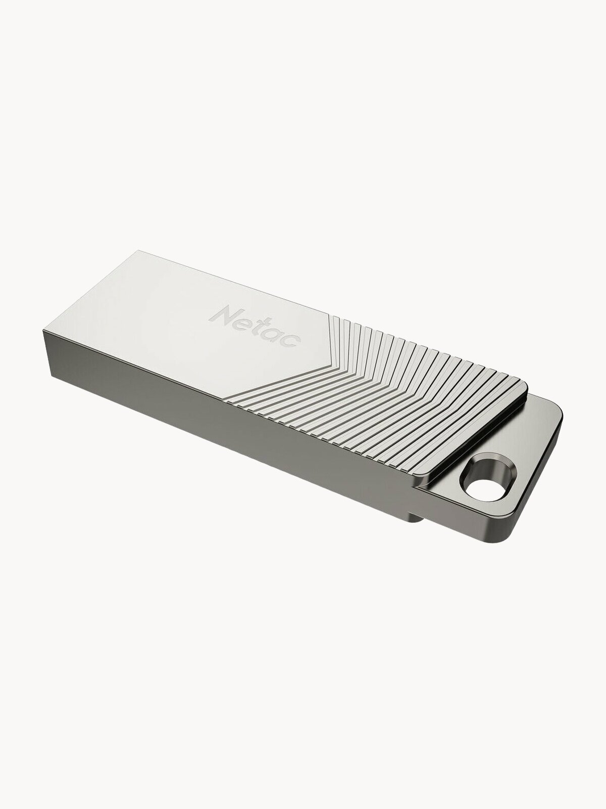 Флешка USB NETAC UM1 16ГБ, USB3.2, серебристый [nt03um1n-016g-32pn]