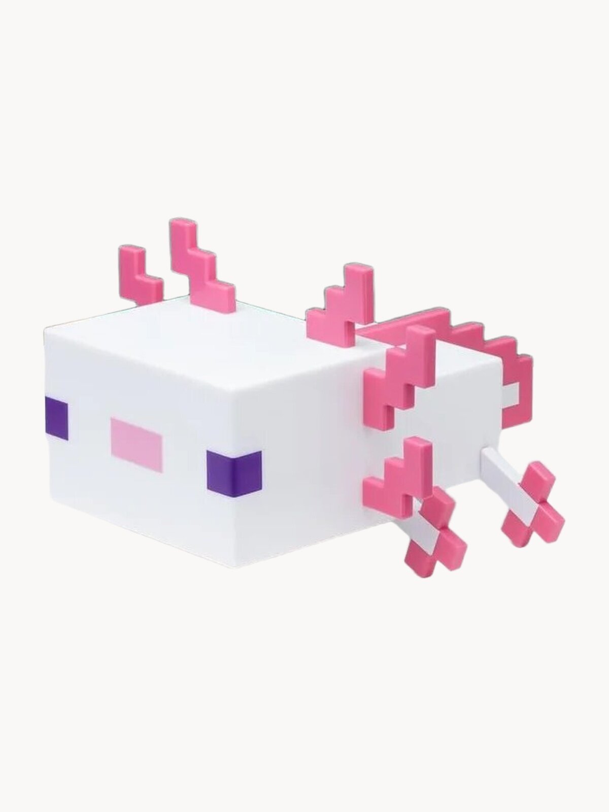 Майнкрафт аксолотль ночник Minecraft