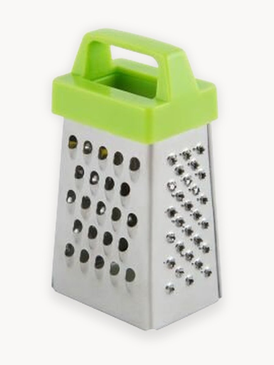 Терка четырехгранная мини Mallony GR-1023, 6.7 см, нерж. сталь/пластик