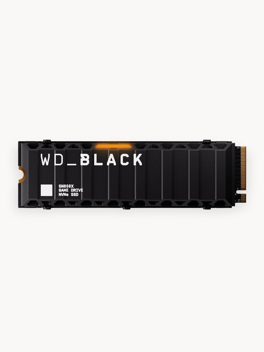 8 ТБ Внутренний SSD Western Digital WD Black SN850X, с радиатором, 7200 Мб/с, М.2, WDS800T2XHE, подходит к PS5