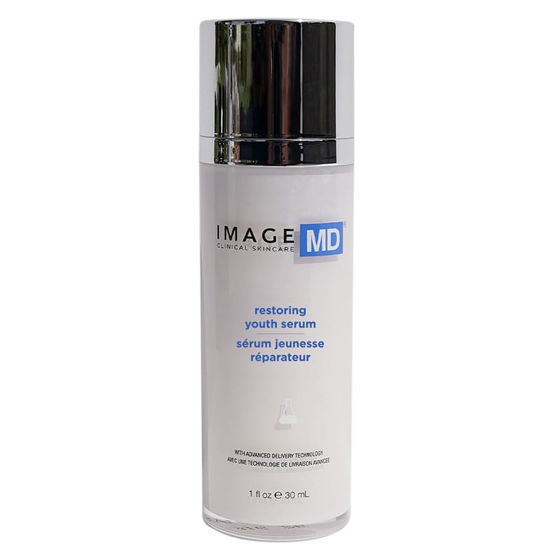 Сыворотка для ухода за кожей Image Skincare Restoring Youth Serum Специализированная терапия, укрепляющая, повышающая упругость, разглаживающая морщины 30 мл