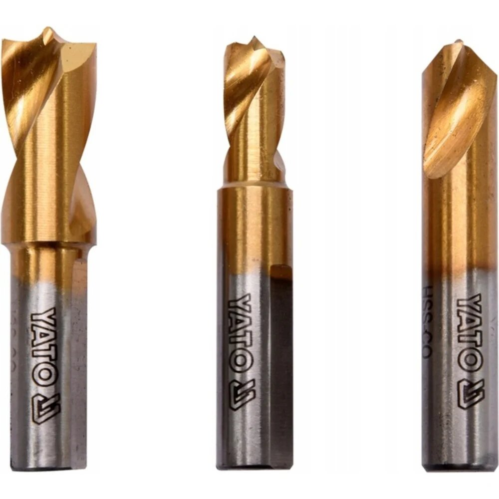 YATO Набор сверл для высверливания точечной сварки 3 предмета YT-28921