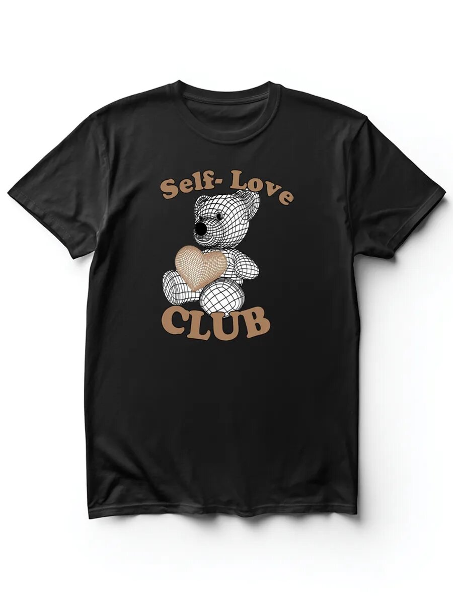Футболка Self-love club клуб любви к себе