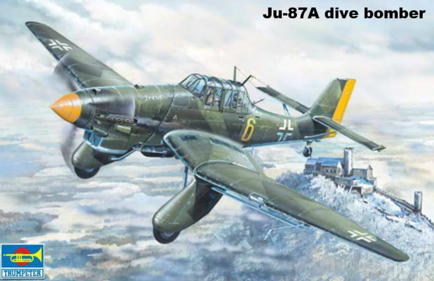 Trumpeter 1/24 02420 Junkers Ju-87A Stuka сборная модель самолета