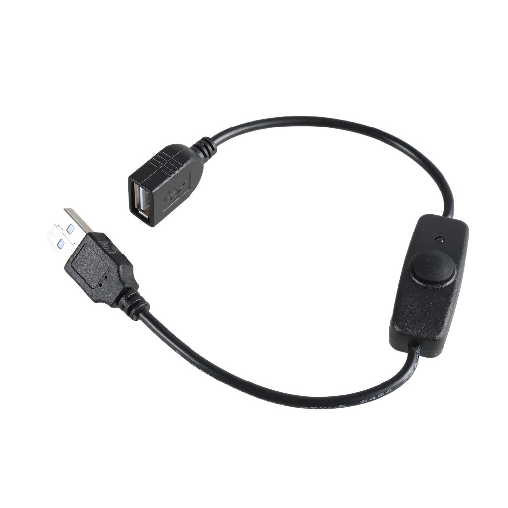 32-сантиметровый Кабель Управления Переключением, Удлинитель Питания USB с Индикаторной Лампочкой