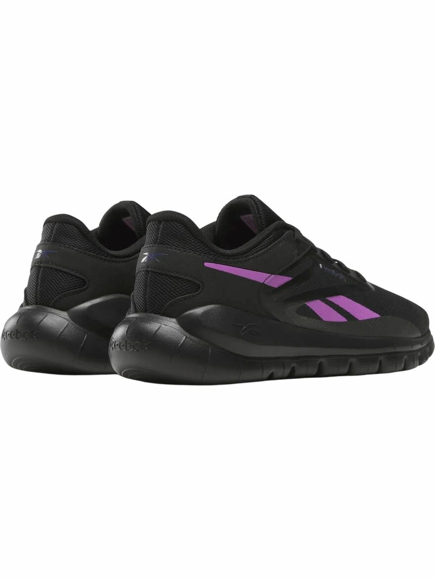Кроссовки Reebok Flex Point Trainer W, полнота F, размер 8 US, черный/фиолетовый — фото 1
