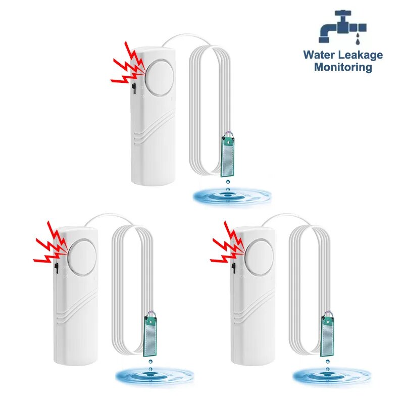 SECUGARD Детектор протечек воды белый 3 pcs