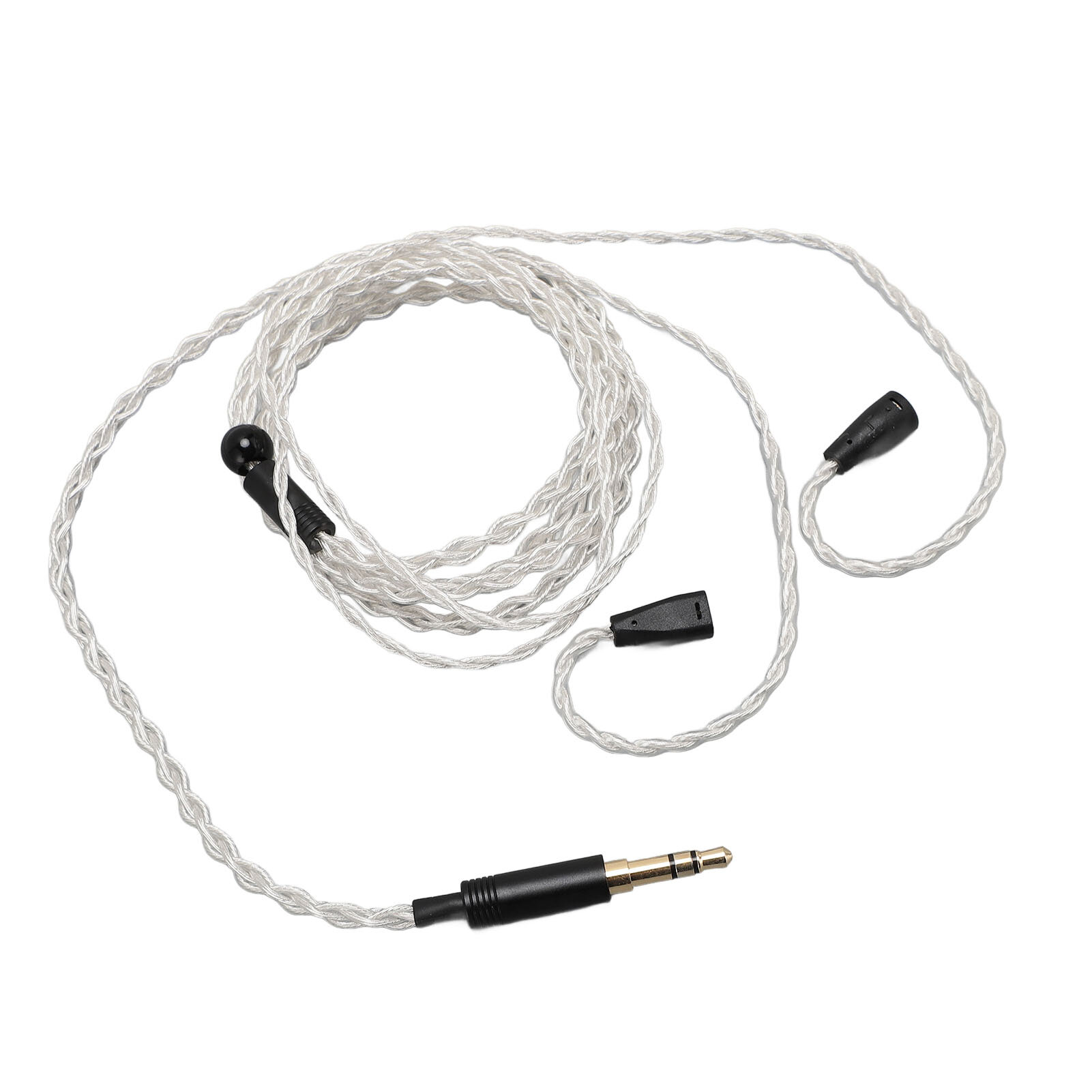 Модернизированный кабель для наушников 3,5 мм с 4-жильным посеребренным медным проводом и позолоченным штекером, сменный кабель для наушников IE80, IE8i, IE80i, IE8, IE80S