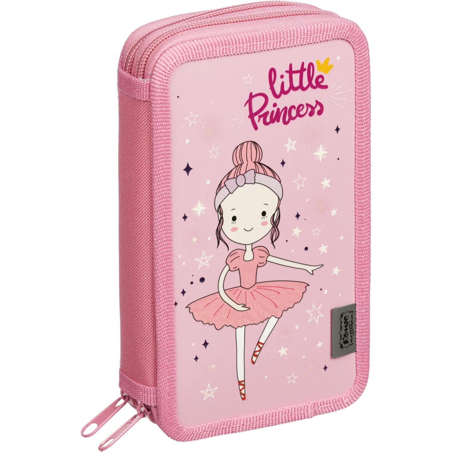 Пенал Балерина 2 отд, ламинат, выборочный лак, 190x110 мм, ПКК 11-19