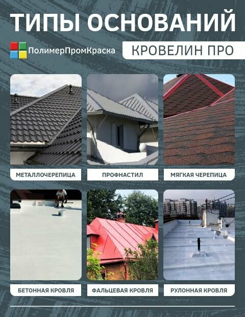 Всепогодная жидкая кровля Кровелин Про, цвет Благородный серый — фото 1