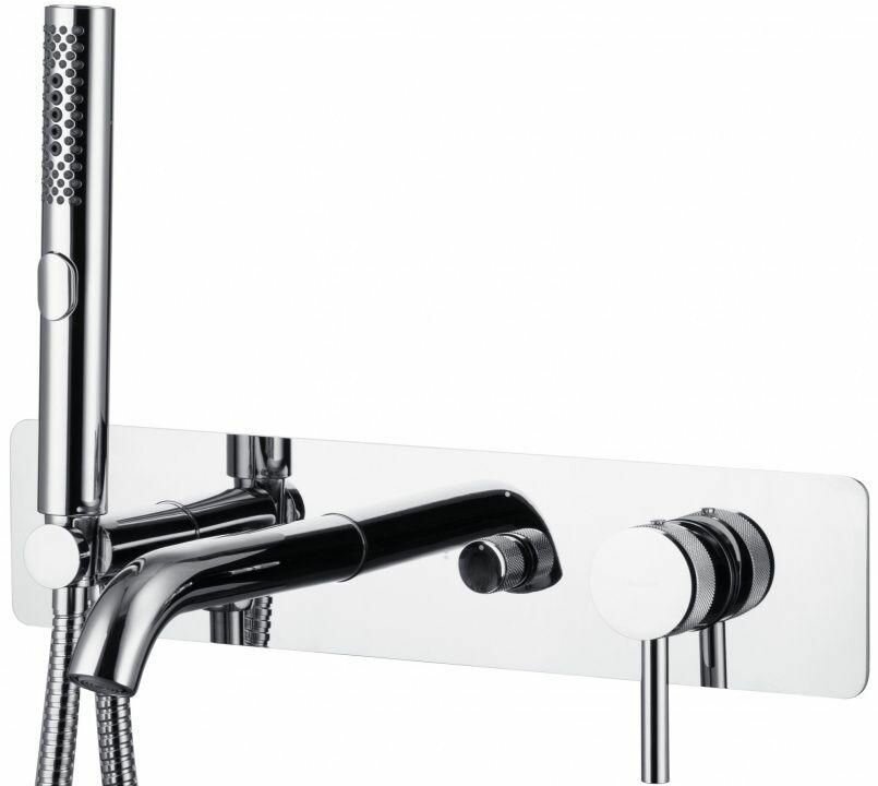 Смеситель для ванны с душем Allen Brau Priority 5. RL31GU00CY6-MF00JY (с внутренней частью) хром
