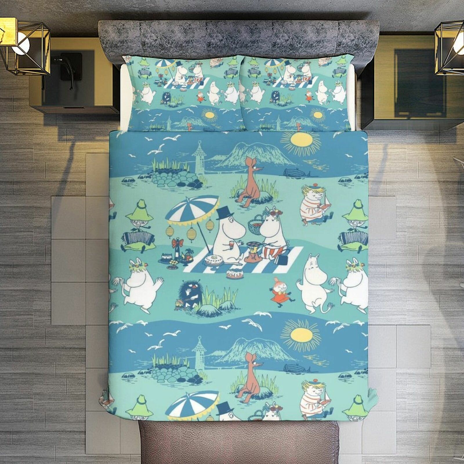 Moomin Комплект постельного белья, Микрофибра, Односпальный
