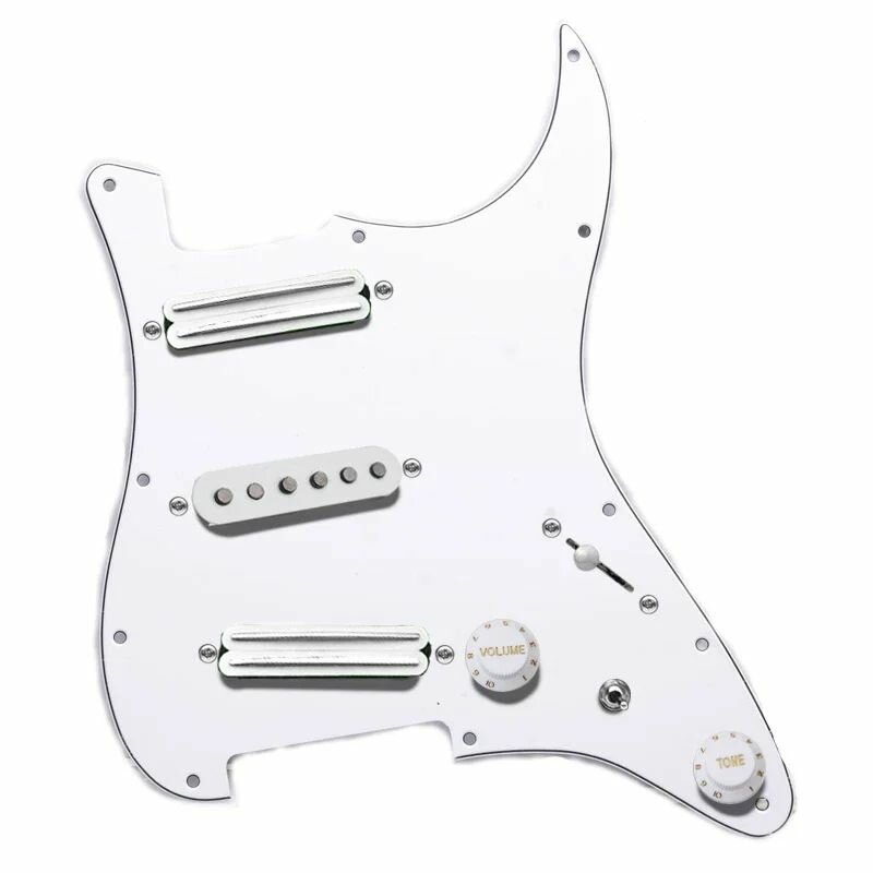 Комплект звукоснимателей ST Alnico 5 с предварительной разводкой и разделением катушек (2 мини-хамбакера + 1 сингл),