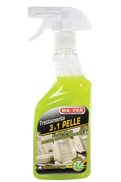 TRATTAMENTO LEATHER Care 3 in 1 Очищающий и защитный состав для кожи, 500 мл