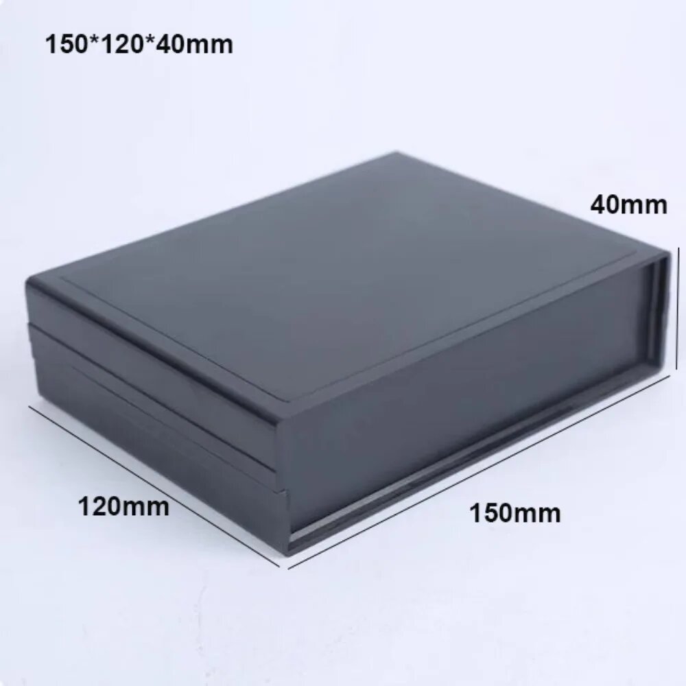 Водонепроницаемые коробки для корпуса проектов, пластик, 8 стилей Black 150-120-40mm