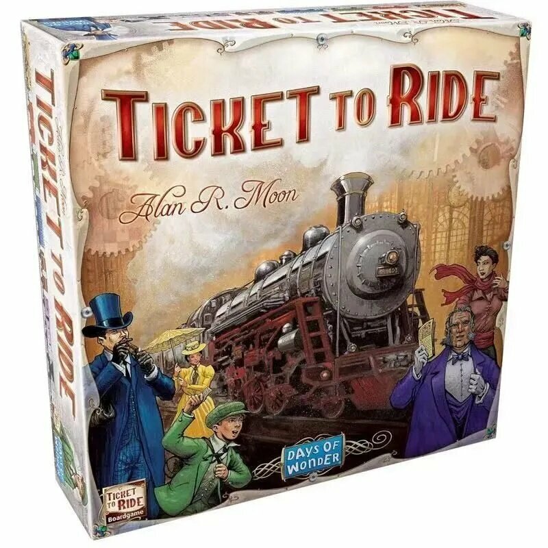 Настольная игра, American version，Ticket to Ride, для 2-5 игроков