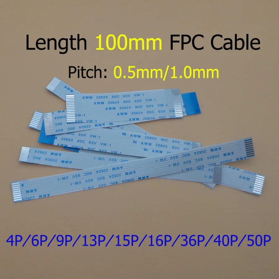 FFC FPC кабели для кнопки питания 2 шт. 11pin Type-A, 1.0mm pitch