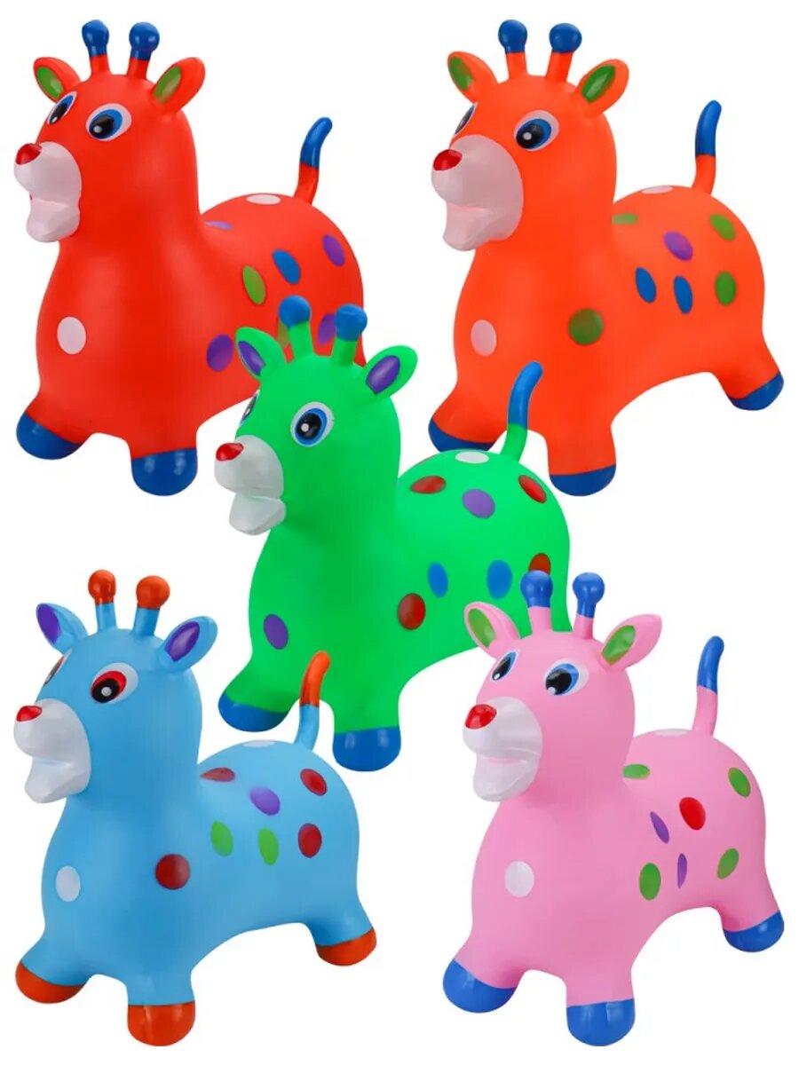 Игрушка-прыгун /Козлик с рожками/ (5 цветов микс, 1300г, в