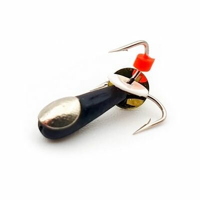 Мормышка вольфрамовая Wormix37 Чертик с вертикальным отв. коронка d-1,5 0,2гр (1132) цв. серебро