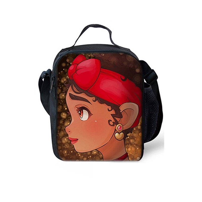Thermal insulation rice bag encanto perfect for holding bento box and snacks, profile