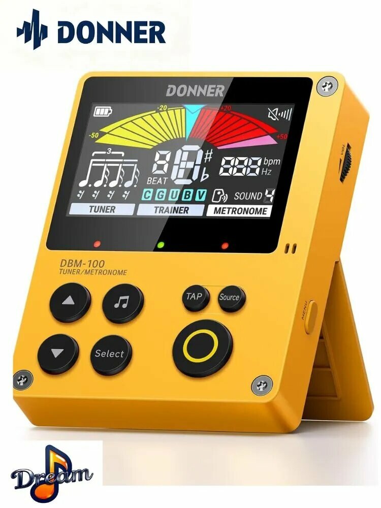 Метроном электронный DONNER DBM-100, желтый