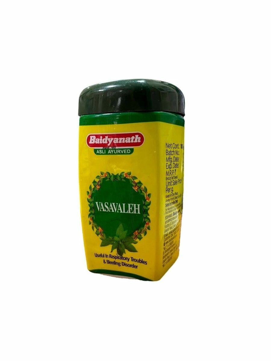 Васавалех - для дыхательной системы / Vasavaleh Baidyanath 100 гр