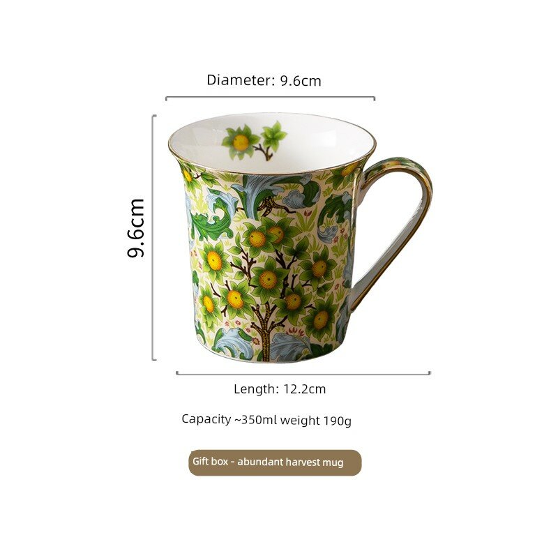 Кружки из костяного фарфора в европейском стиле для пар, высококачественные чашки для напитков в стиле легкой роскоши,