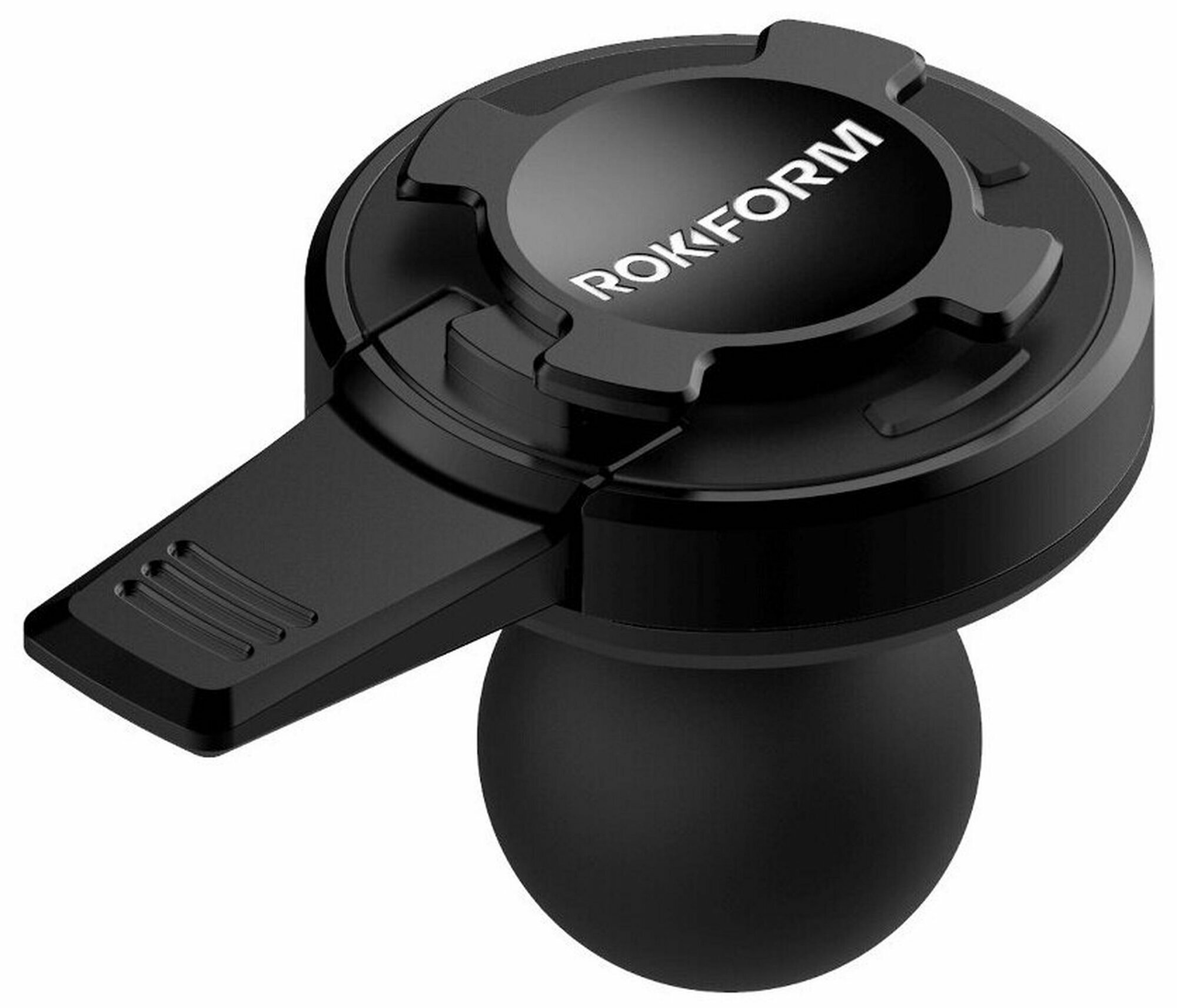 Шаровой держатель для мобильных устройств Rokform Universal Ball Adapter Phone Mount. Материал: алюминий, ТПУ. Цвет: черный.