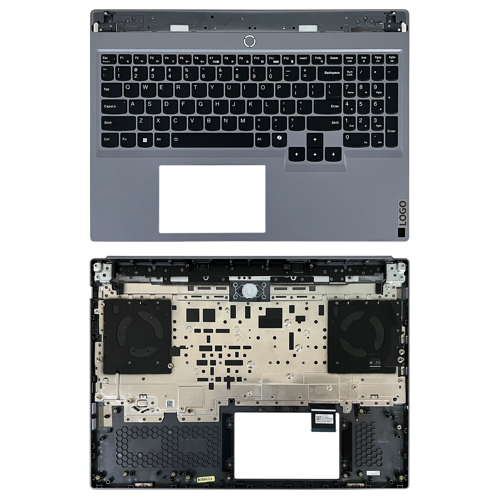 Подходит для Lenovo Savior Y7000P IRX9 2024 Legion 5 16IRX9, клавиатура C, тачпад Совершенно новая клавиатура с чехлом