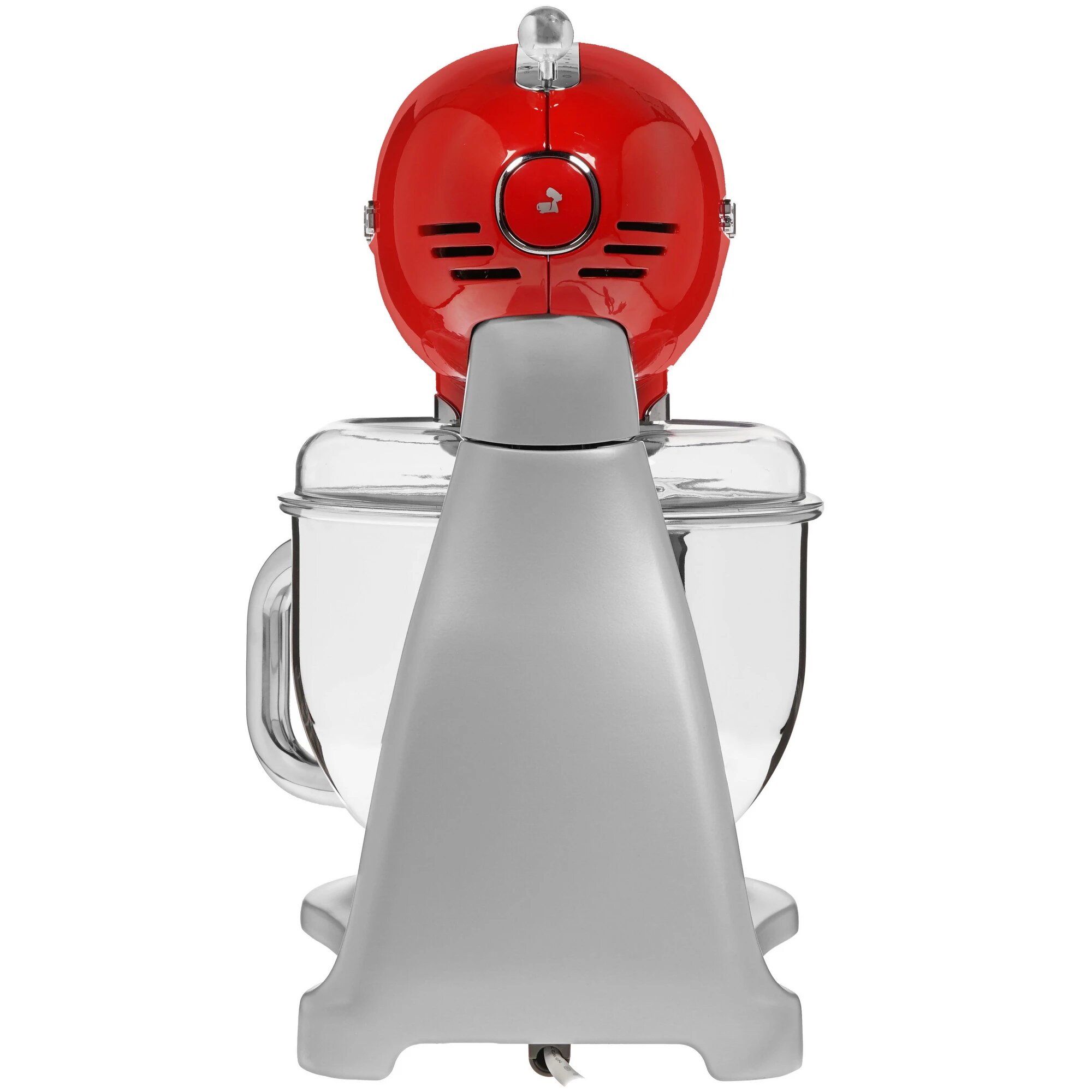 Планетарный миксер Smeg SMF02RDEU, 800Вт, 4 насадки, 4,8л, защита от брызг, импульсный режим — фото 1