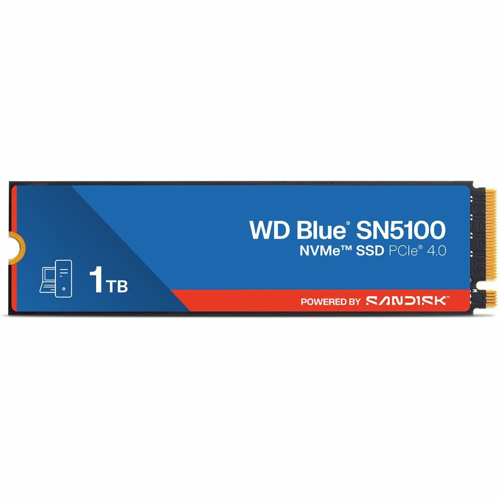 Твердотельный накопитель SSD Western Digital М.2 2280 1TB WD Blue Client SSD 6Gb/s WDS100T5B0E