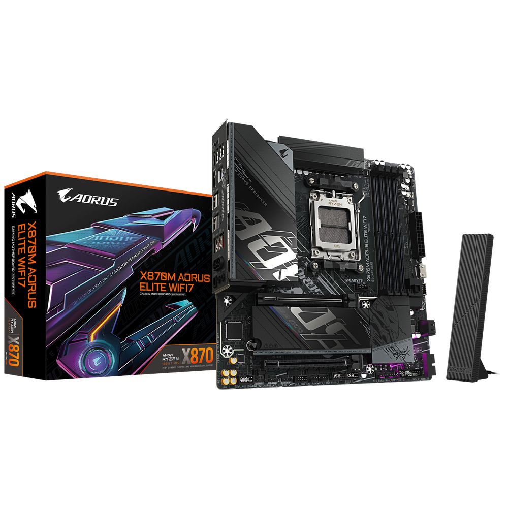 Материнская плата Gigabyte X870M AORUS ELITE WIFI7, RTL