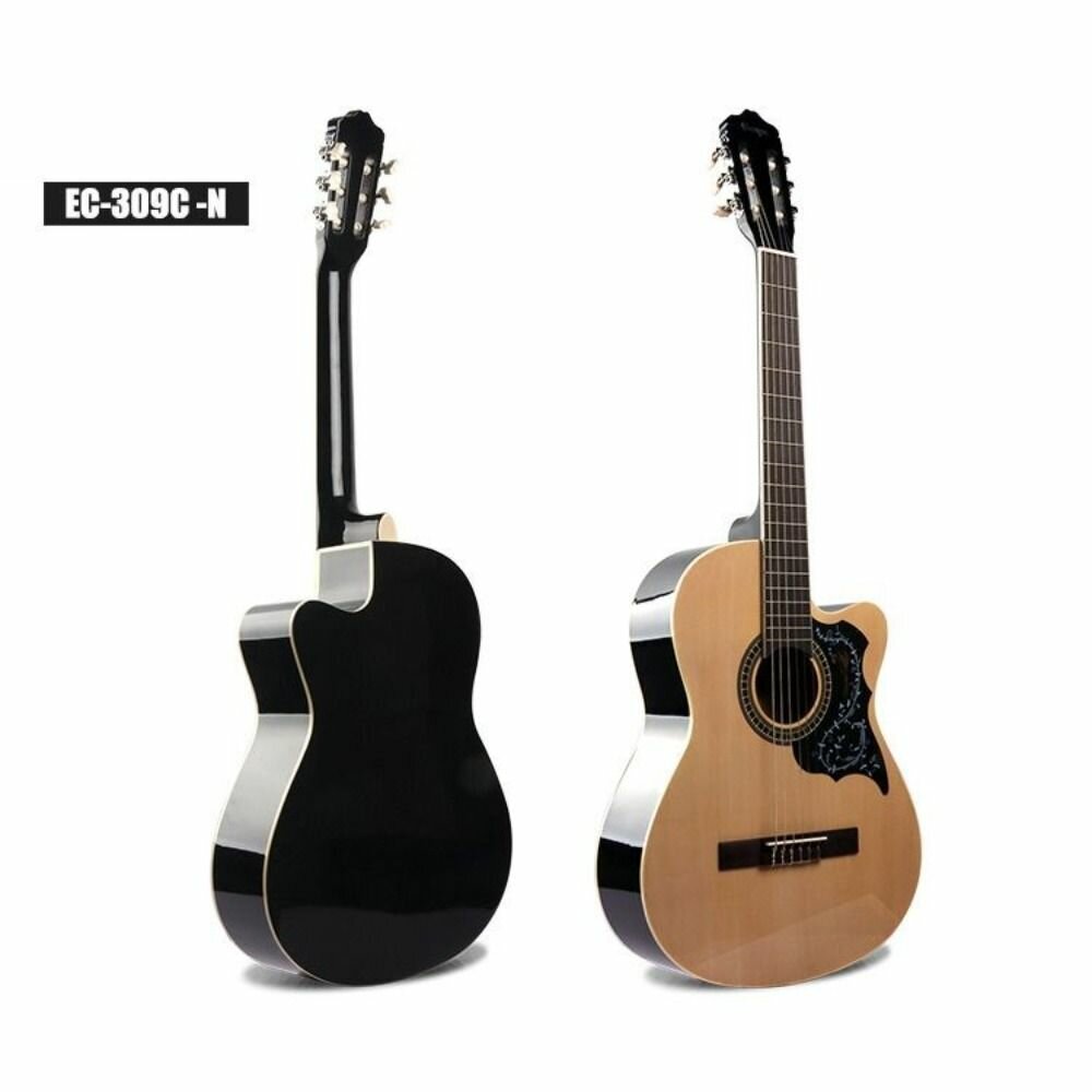 Классическая гитара 39 дюймов, Bainwood Cutaway Gloss EC-309C