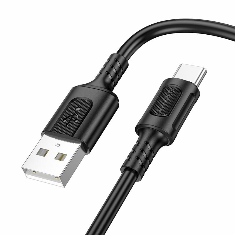 Дата-кабель Borofone BX111 Feliz USB - Type-C 18W 100см 3A (black)