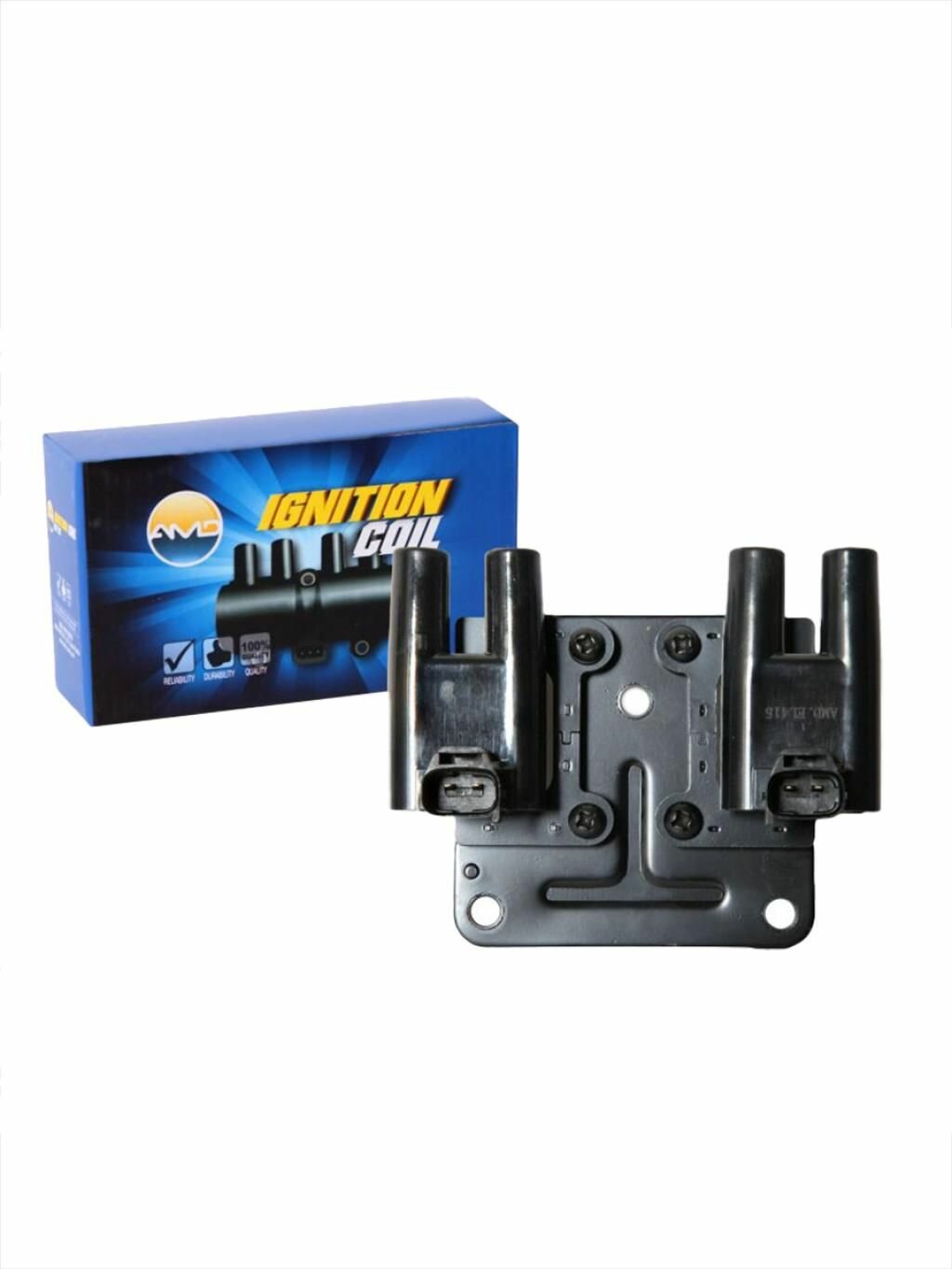 Катушка зажигания AMD AMD. EL415, Chevrolet Lacetti, 1.4, 1.6, Daewoo Nexia, 1.5, 1.6