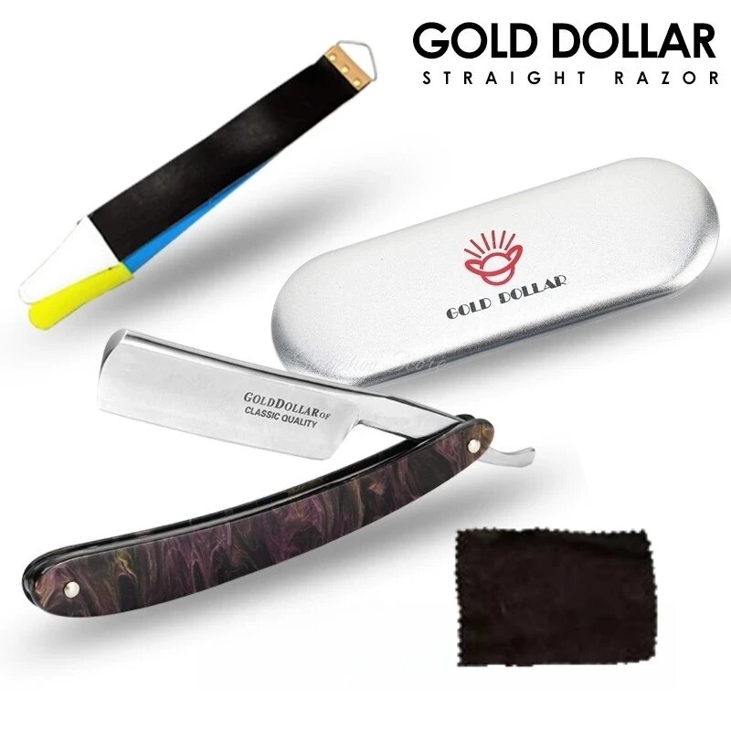 Профессиональная бритва для бороды Gold Dollar S45C A72 Razor Set 1