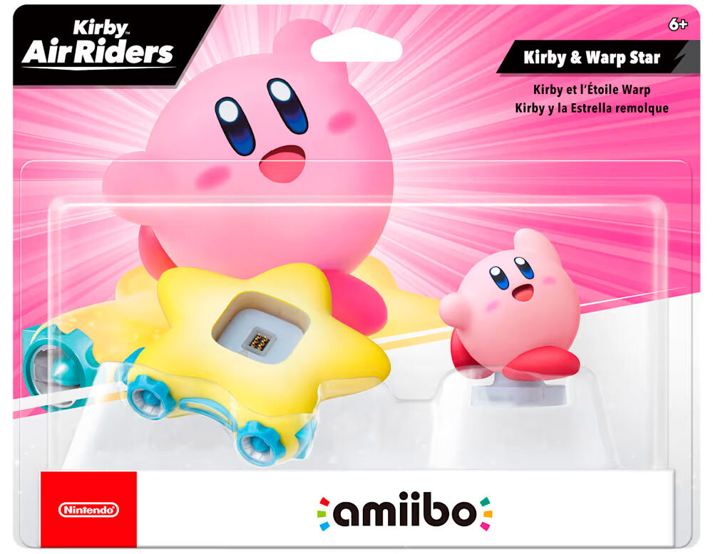 Amiibo. Фигурка Kirby & Warp Star (Kirby Air Riders Collection)