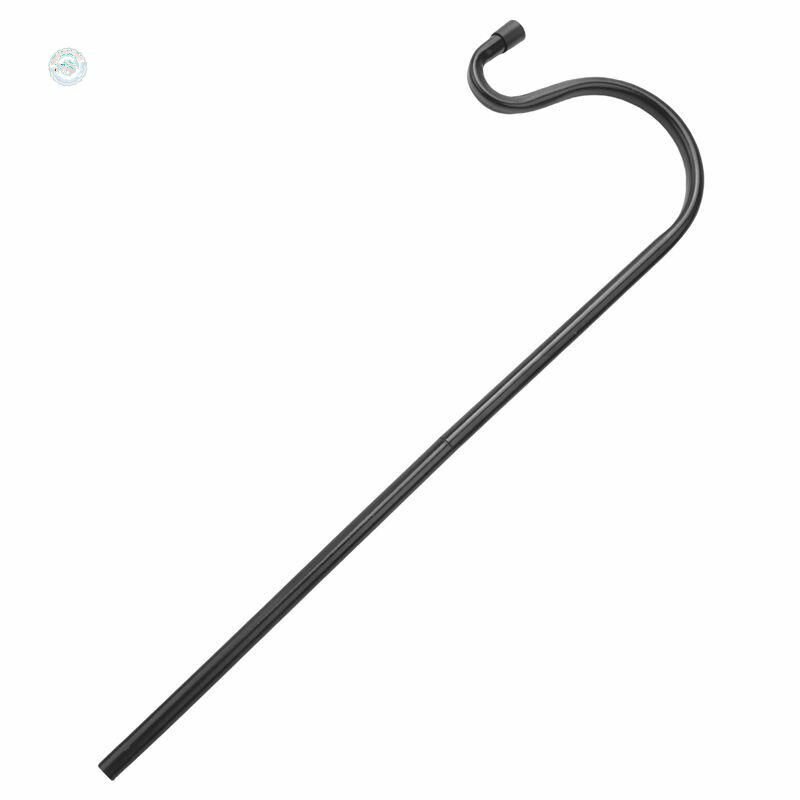 Садовый крюк-подвеска Shepherds Hook 80 см ретро-чёрный — для фонарей, кормушек, цветочных корзин и садового декора