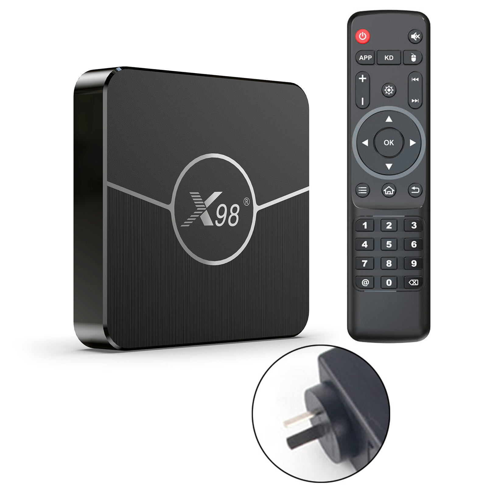 X98 Plus HD Внешнеторговая сетевая приставка-2G 16G-австралийский стандарт
