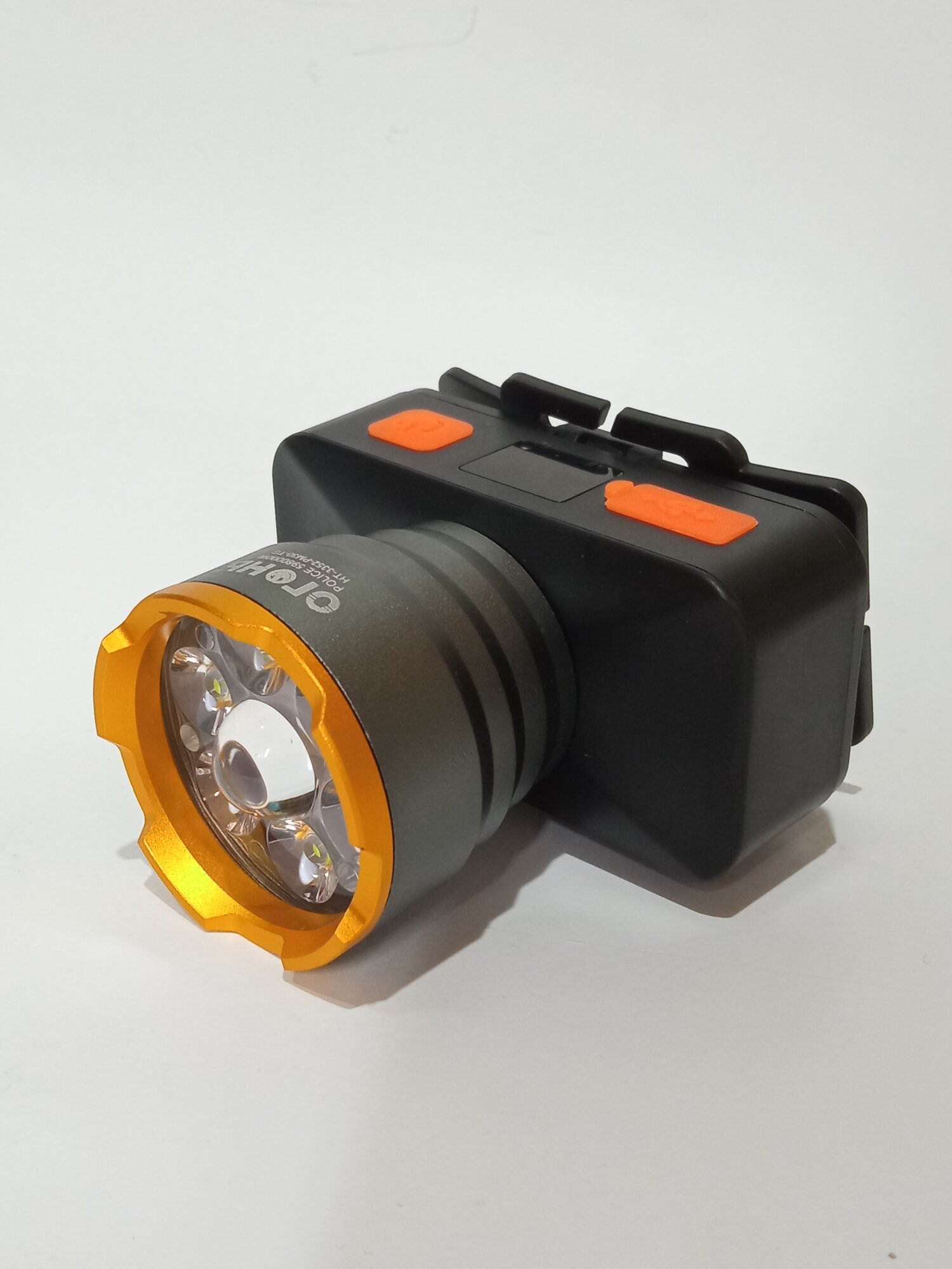 Фонарь налобный многофункциональный, яркий Огонь NF-661 (черный)