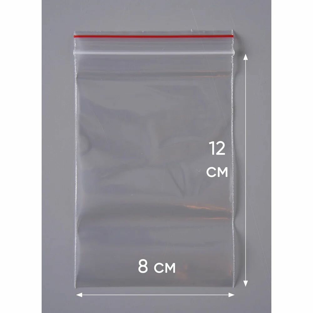 Пакет PACK INNOVATION с замком Zip-Lock, 8x12 см, 40 мкм, 200 шт IP00081235-2