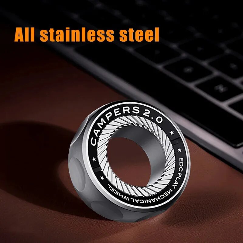 Магнитное Кольцо-спиннер Для Снятия Стресса, Антистрессовая Игрушка Для Взрослых, Металлический Гаджет Для Мужчин И Женщин