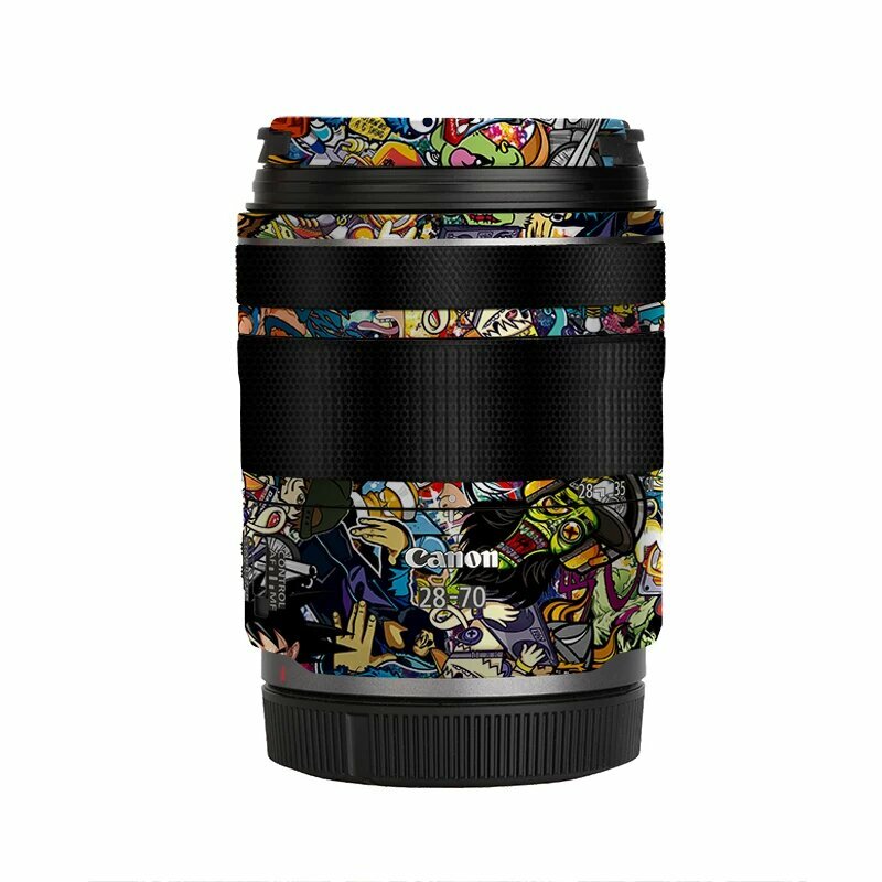 Защитная пленка для объектива Canon RF28-70mm F2.8 с комикс-рисунком и матрицей