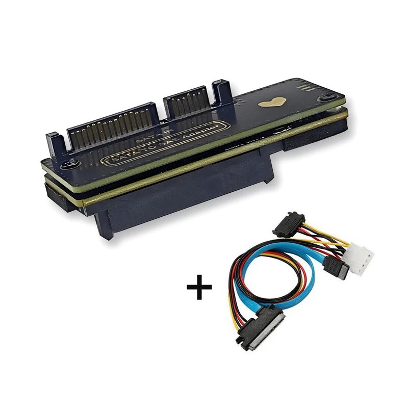OULLX SATA 3.0 to SAS SSD Extend Card Adapter Cable