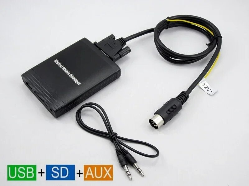 Адаптер DOXINGYE Автомобильный USB, SD AUX CD, устройство для смены цифровой музыки, автомобильный mp3-конвертер для Volvo HU-series C70 S40/60/80 V70 интерфейс