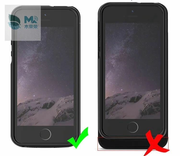 Чехол-аккумулятор Battery Case для Apple iPhone 5/5S/SE (4000 мАч, 1.5 А), Чернить Fraternize