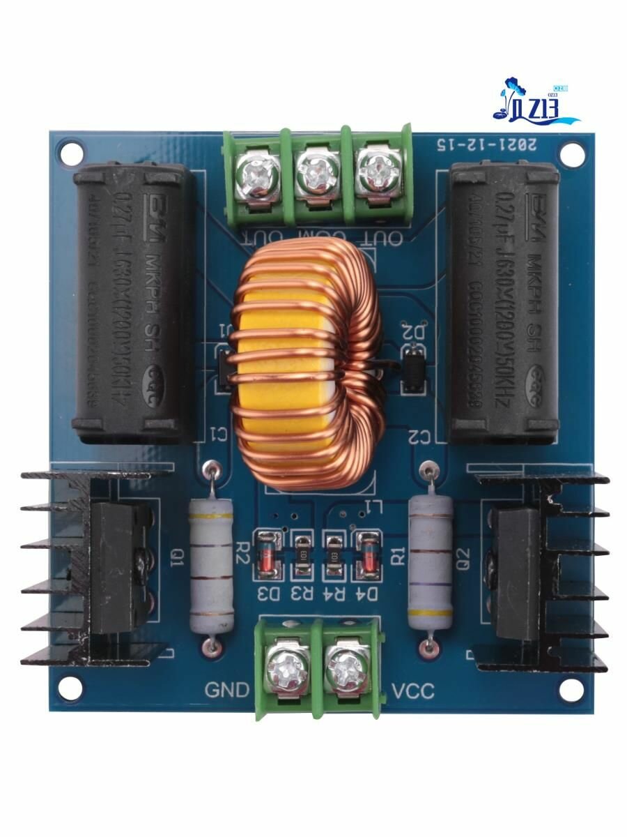 (Q G U I) ZVS Катушка Маркса Генератор DC 12V-30V 20A 1000W Блок питания высокого напряжения Сборочная плата