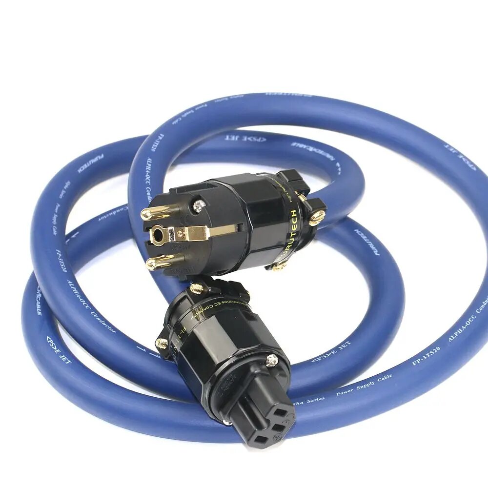 FURUTECH 3TS20 PCOCC Синий кабель питания 1,5 м