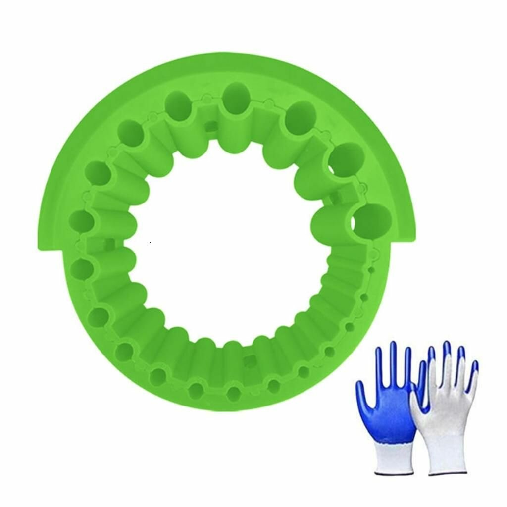 Набор для заточки сверл с дополнительными перчатками для безопасного использования в различных условиях, таких как мастерские и строительные площадки, Зеленый