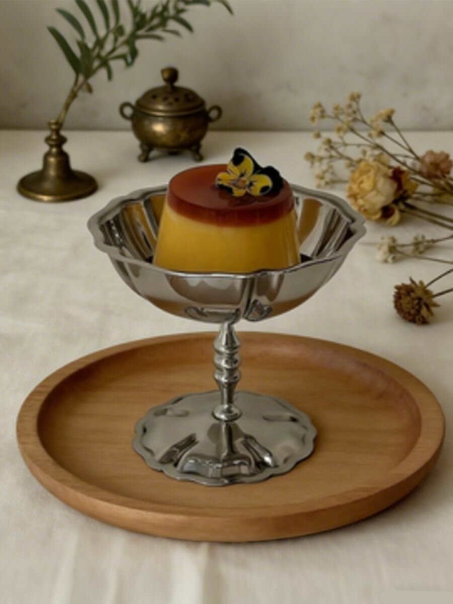 Креманки для десертов, креманка металлическая, миски из нержавеющей стали, подходят для подачи еды